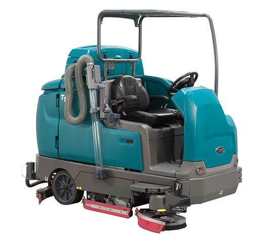 T17 Battery-Powered Ride-On Scrubber-Dryer | Tennant Company