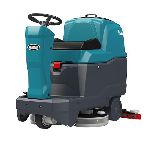 T581 Micro Ride-On Floor Scrubber | Tennant Company