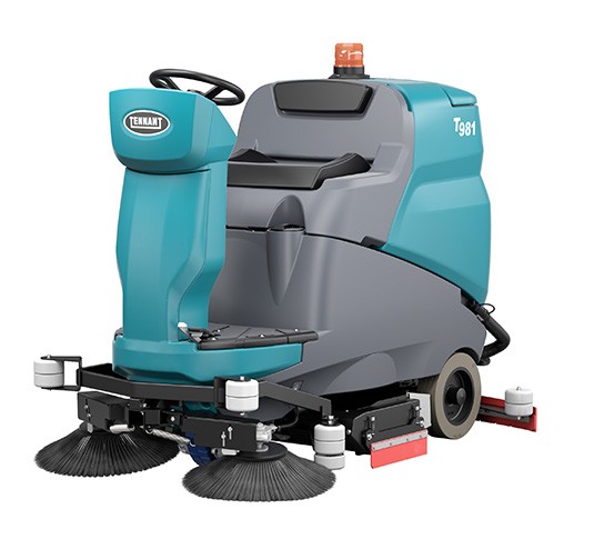 T981 Ride-On Floor Scrubber | Tennant Company