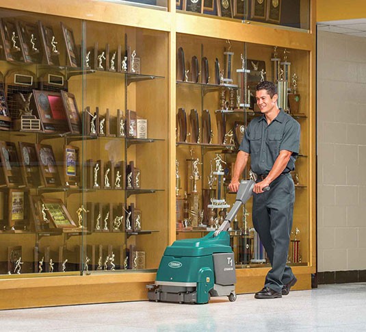 T1B Battery Walk-Behind Micro Scrubber | Tennant Company