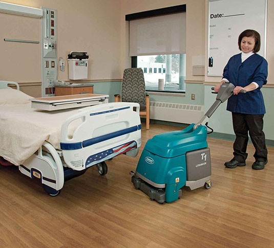 T1B Battery Walk-Behind Micro Scrubber | Tennant Company