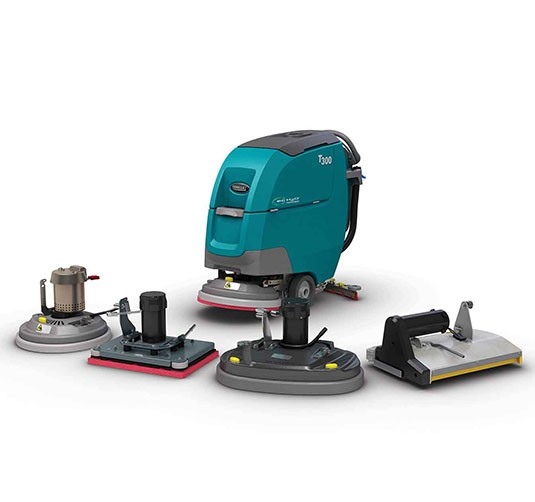 Autolaveuse de sol à conducteur accompagnant T300 | Tennant Company