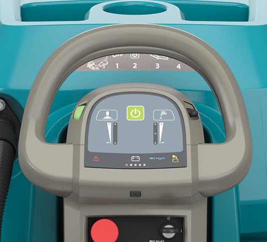 T500e Walk-Behind Floor Scrubber | Tennant Company