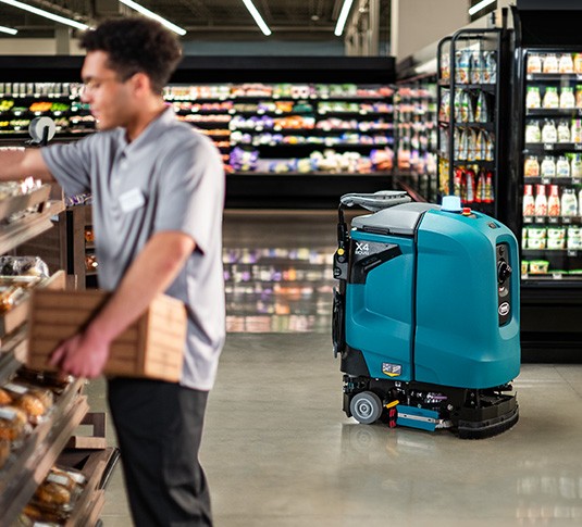X4 ROVR Autonomous Floor Scrubber | Tennant Company