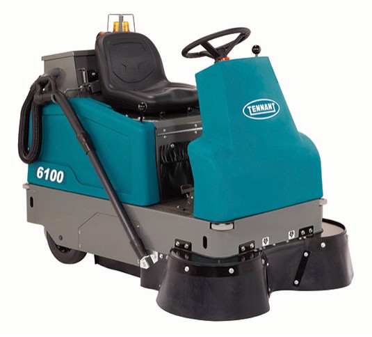 6100 Sub-Compact Ride-On Floor Sweeper | Tennant Company