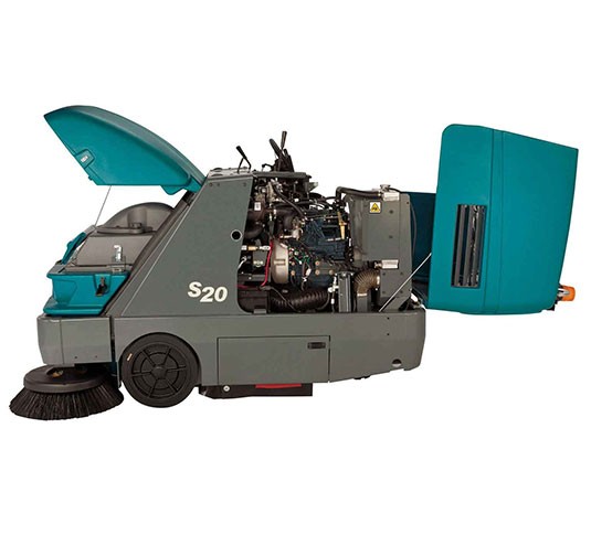 S20 Compact Ride-On Sweeper | Tennant Company