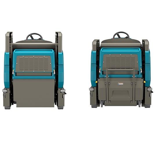 S16 Battery-Powered Compact Ride-On Sweeper | Tennant Company