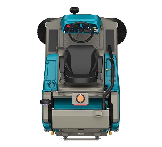 S16 Battery-Powered Compact Ride-On Sweeper | Tennant Company