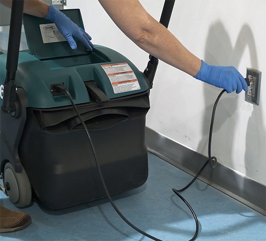 S6 Walk-Behind Battery Sweeper | Tennant Company