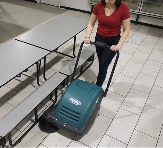 S6 Walk-Behind Battery Sweeper | Tennant Company