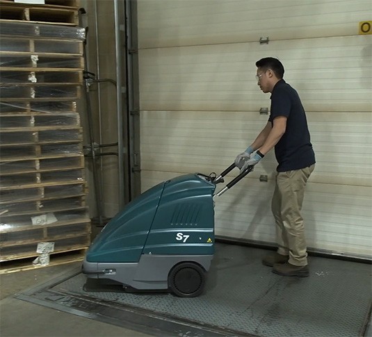 S7 Walk-Behind Battery Sweeper | Tennant Company